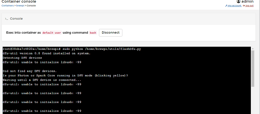 White screen Brewpi - Troubles after moving to docker - Troubleshooting - BrewPi Community